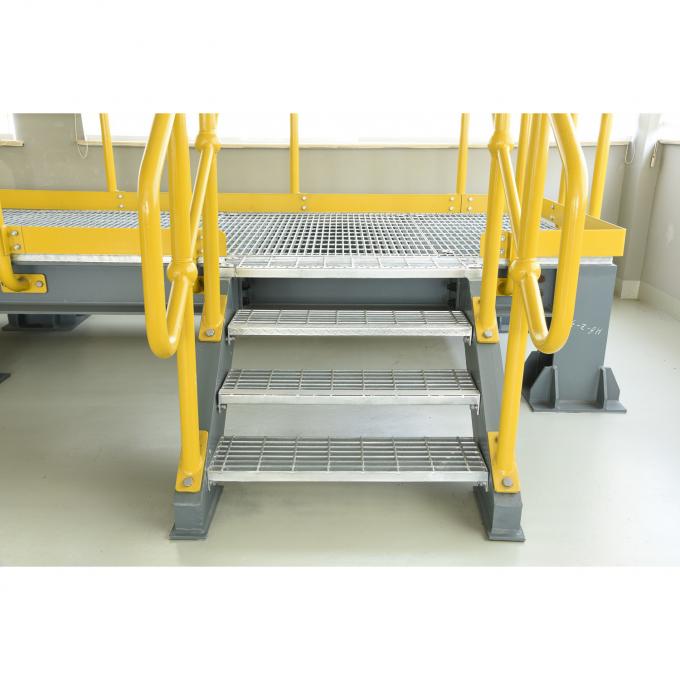 1x1m Weld Mesh Platform ASTM A123 Industrial Steel Grating